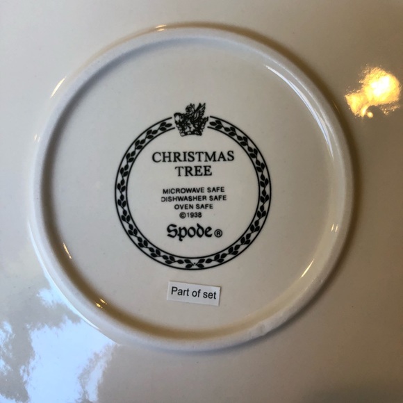 Spode | Holiday | Spode Christmas Tree Pie Plate Bird Vent Set Nwt ...